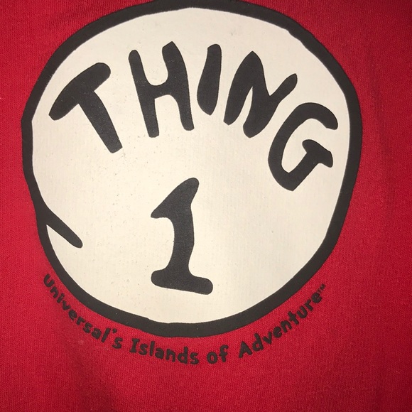 Universal Studio | Sweaters | Universal Studio Cat In The Hat Thing One ...
